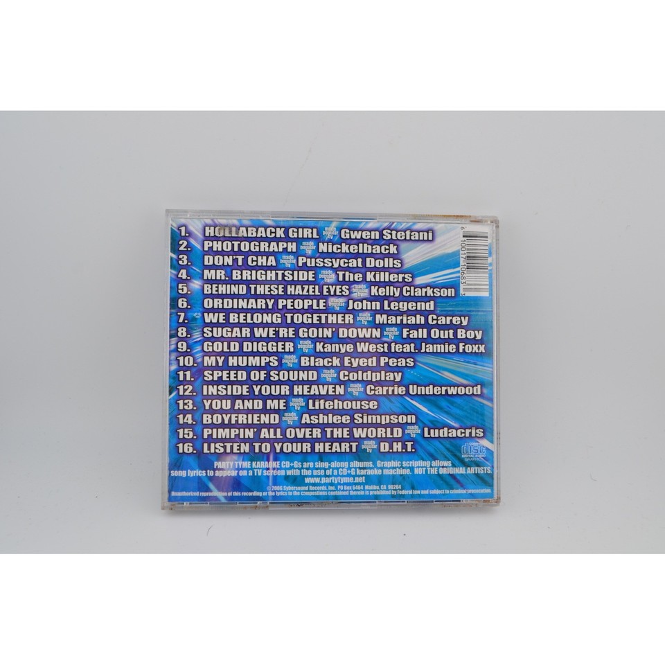Party Tyme Karaoke Super Hits Volume 8 CD+G Music Disc | eBay