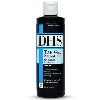 DHS TAR SHAMPOO Anti Dandruff, Psoriasis, Coal Tar GEL 8 OZ | eBay