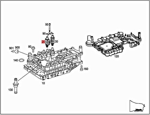 Genuine MERCEDES Control solenoid 2202770998 | eBay