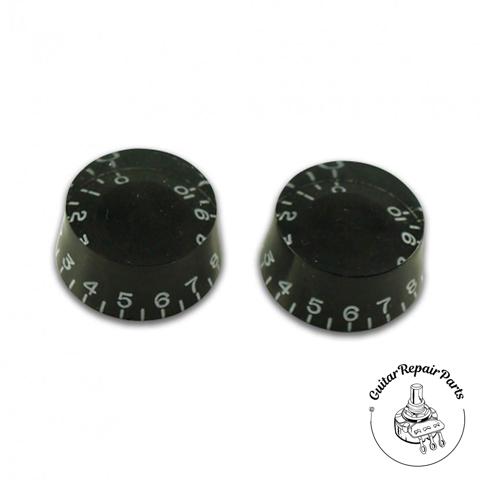 Plastic Speed Knobs, Fits Course-Splined Split-Shafts (2 pcs) - Black ...