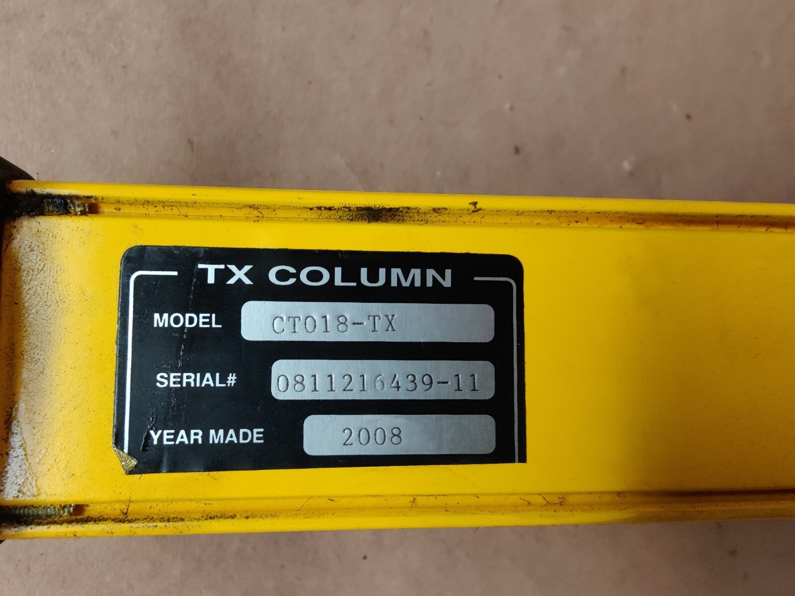 ISB MERLIN RX COLUMN CT018-TX SAFETY LIGHT CURTAIN | eBay