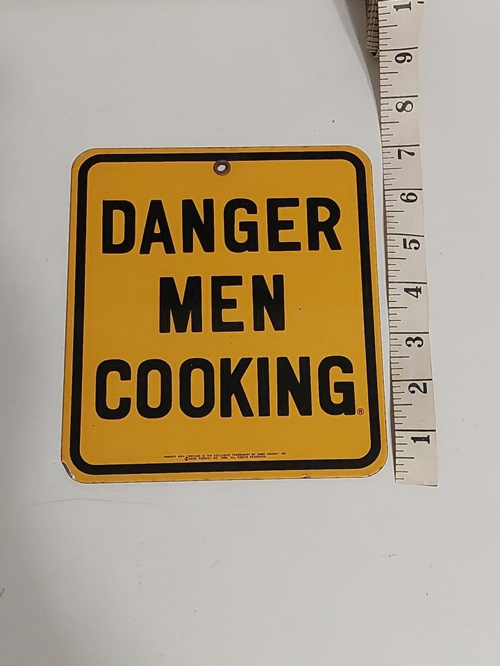 Danger Men Cooking Andre Rooney 1996 Metal Sign | eBay