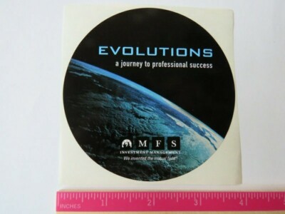 Collectible STICKER ~ MFS Investment Management ~ Evolutions ~ Space ...
