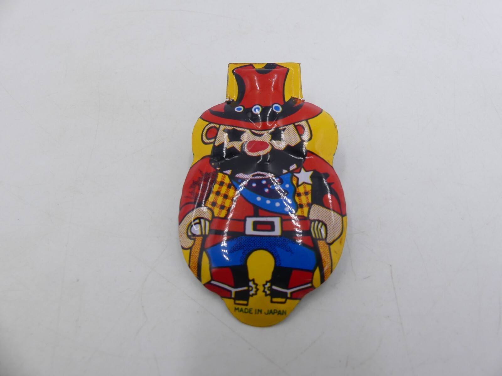 VINTAGE 70'S CLICKER 2" METAL Tin Cracker CLACKER SHERIFF JAPAN | eBay