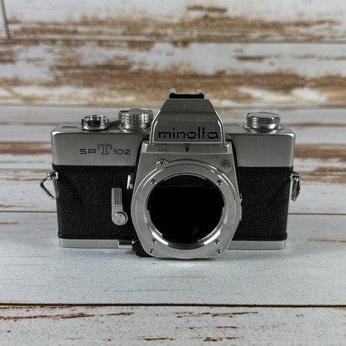 *Parts Only* Minolta Srt 102 silver body 35mm film Camera | eBay