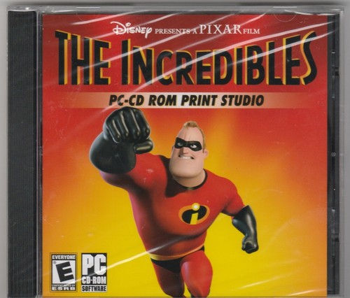 The Incredibles PC-CD ROM Print Studio by Pixar (2006, CD-ROM) New ...