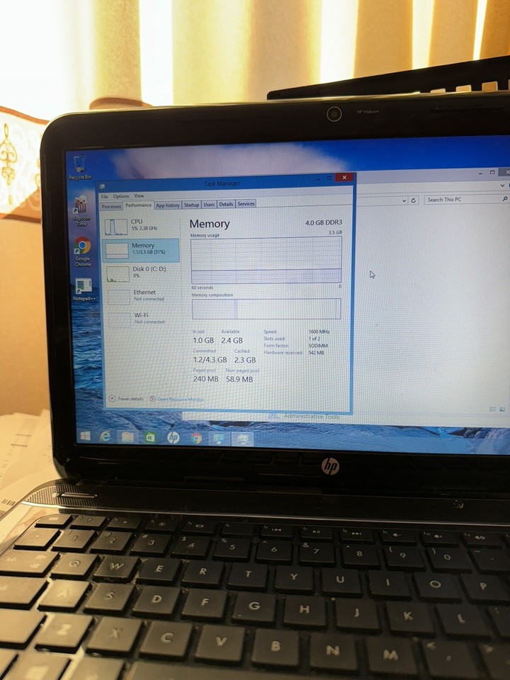 Hp Laptop Pavilion G4 4gb AMD Radeon HD 7520G Used With Battery | eBay