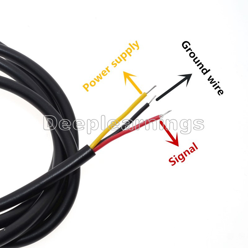 DS18B20 Temperature Sensor Probe WaterProof Plugable Terminal Adapter ...