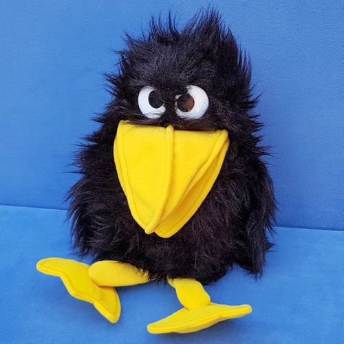 UNITOYS RABE VOGEL STOFFTIER HANDPUPPE RAVEN 40 CM KUSCHELTIER | eBay.de