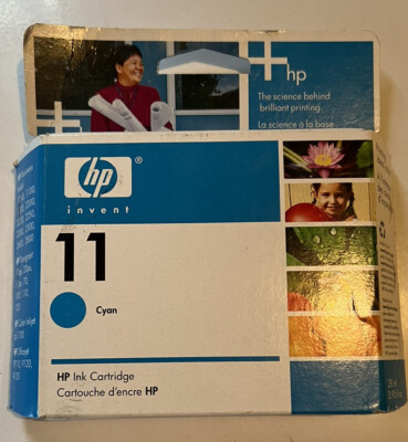 NEW Factory Sealed HP 11 Cyan Printer Ink Cartridge C4836AN EXPIRED | eBay