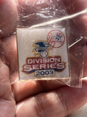 Vintage 2003 New York Yankees American Division Series Pin - New Old ...