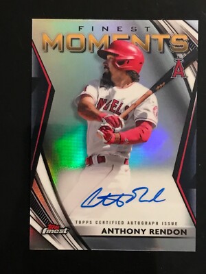 ANTHONY RENDON #FMA-AR 2021 Bowman's Best - FINEST MOMENTS AUTOGRAPH | eBay
