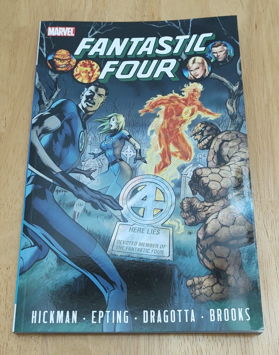 Marvel Fantastic Four Volume 4 Graphic Novel by Jonathan Hickman Brand ...