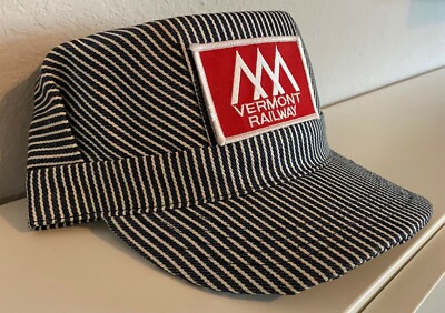 Engineer/Conductor Cap/Hat (VTR)- Vermont Raiway -adjustable-Adult or ...