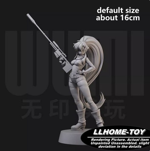 Anime Littner Yoko Rifle Resin 3D Print GK Figure DIY Model Unpainted ...