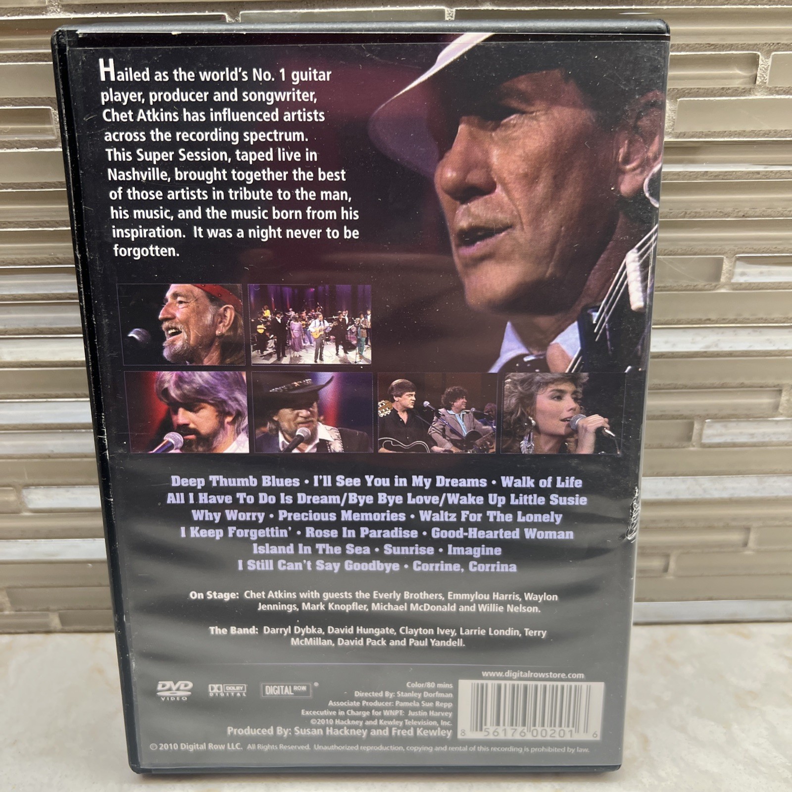 Chet Atkins DVD Video Certified Guitar Player Seen On PBS Live In ...