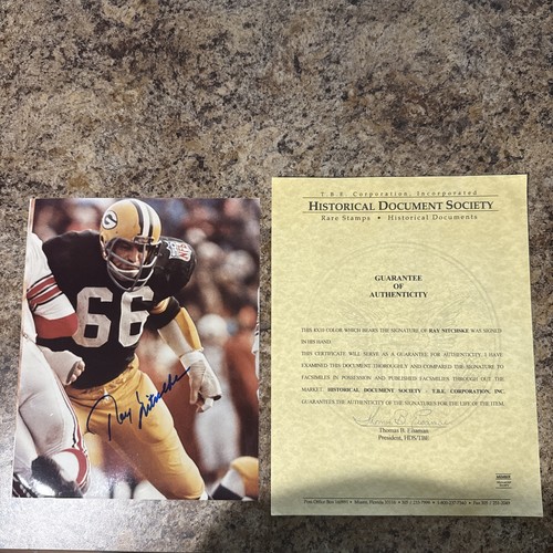 Ray Nitschke Signed 8x10 Photograph With LOA/COA! Autograph!! Packers ...