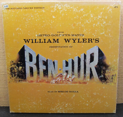 Ben Hur - Soundtrack - MGM Box Set - LP & Book 1959 | eBay
