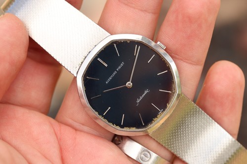 Vintage 1970’s Audemars Piguet “AP Steel” Automatic ref. 4010, Blue ...