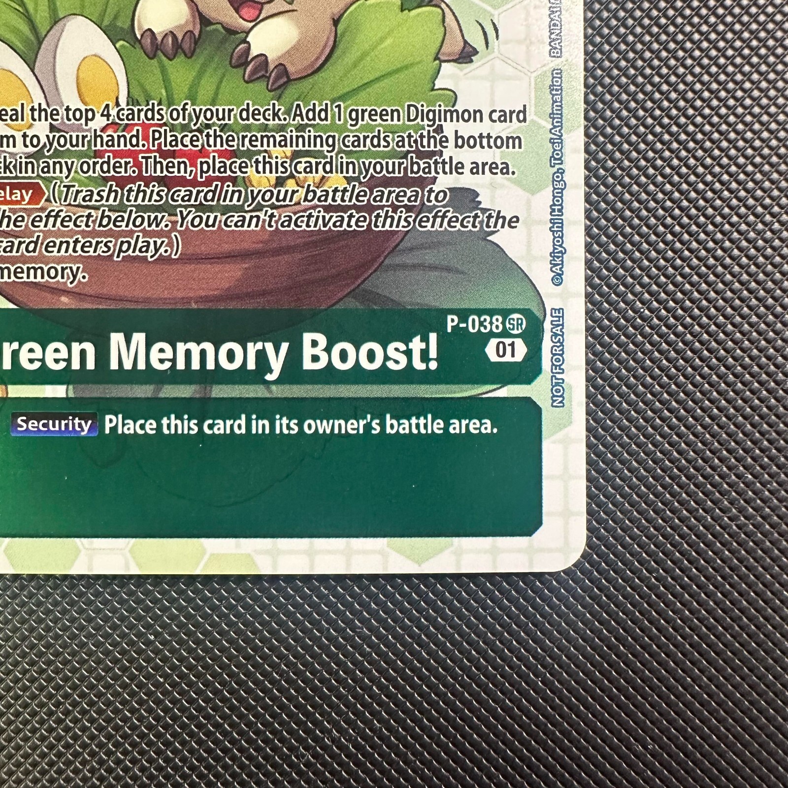 Green Memory Boost! Alternate Art P-038 SR Promo Digimon TCG NM | eBay ...
