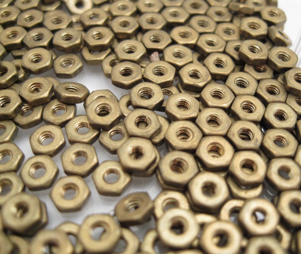 Lot of 24 2-56 Brass 6-sided Nuts NOS | eBay
