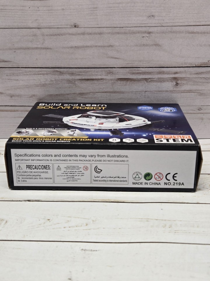 Build & Learn Solar Robot 6 in 1 Stem Different Solar Robots Kit ...