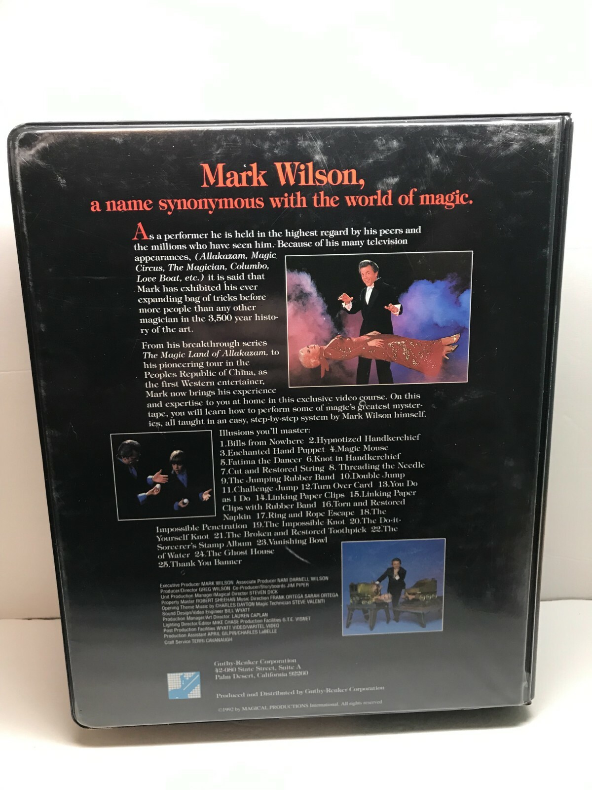 Mark Wilson Magician Presents Video Course In Magic VHS Vintage - FREE ...