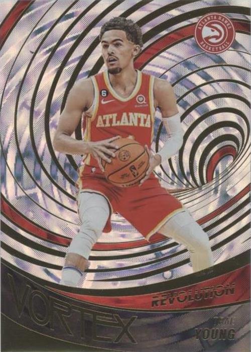 2022-23 Panini Revolution - Vortex Trae Young #28 Fractal for sale ...