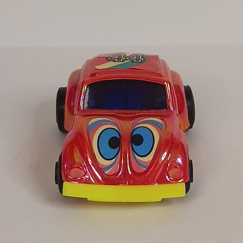 Volkswagon VW Beetle Pull-Back Plastic Toy (Tested) Pink #44 Vintage | eBay