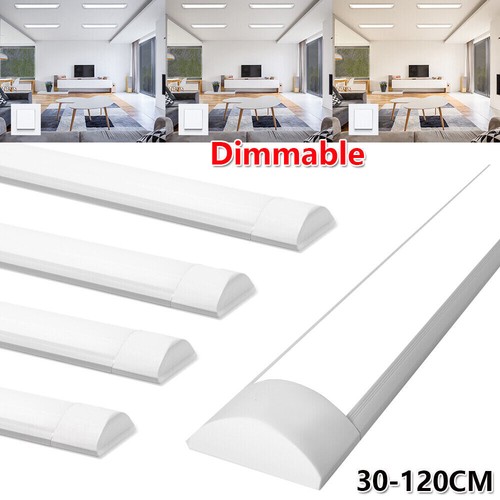 LED Slim Ceiling Batten Tube Light 30CM 60CM 90CM 120CM Linear Fluro ...
