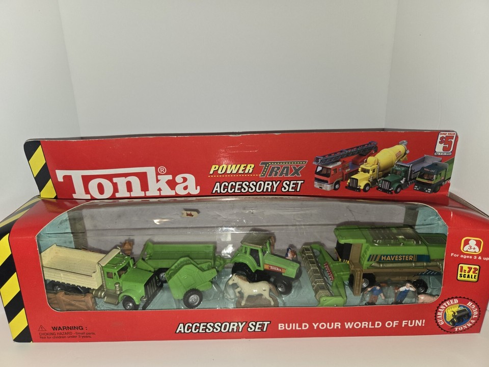NEW Tonka Power Trax Accessory Set No. 07904 Die-Cast and Plastic ...