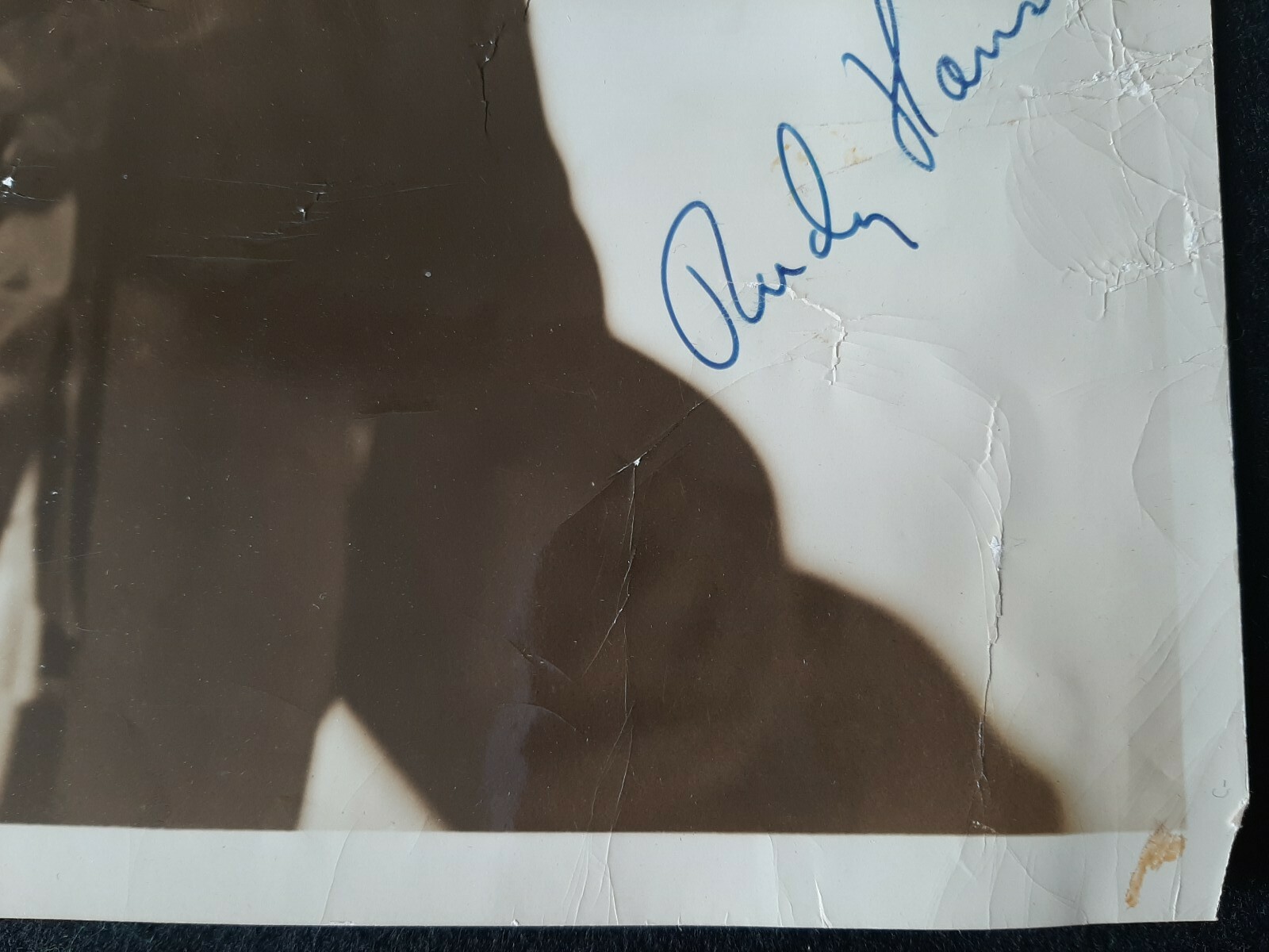 Vintage 1950s Signed Autographed Photograph Rudy Hansen Pop Rock ...