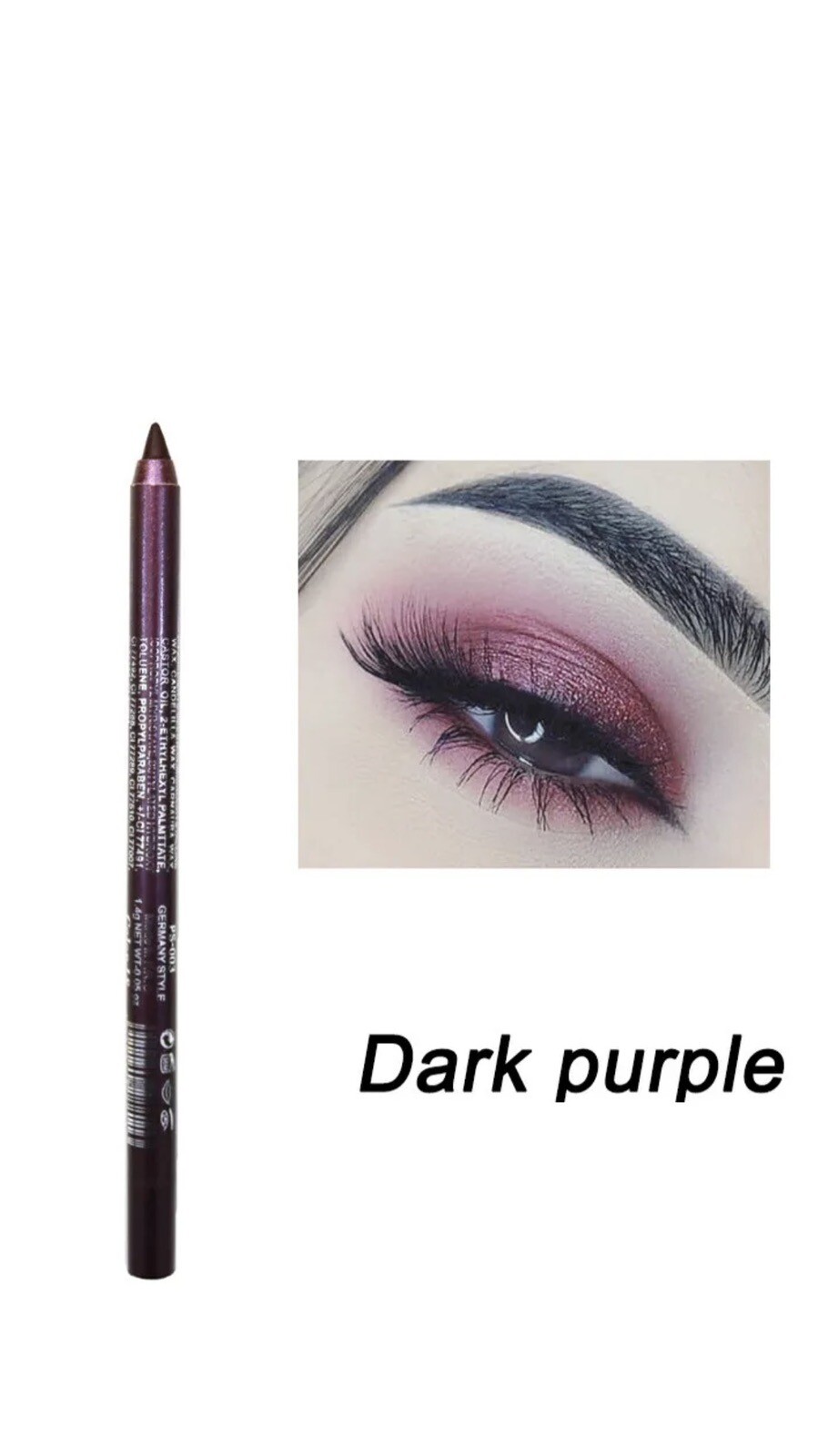 Eyeliner DAVIS Lasting Gel Liquid Liner Colorful Eye Pencil Waterpoof ...