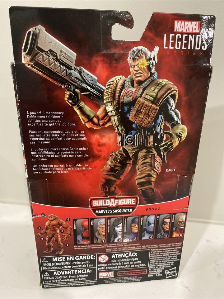 Hasbro (E1566) - Marvel, Deadpool - Cable Action Figure 6" 630509621064 ...