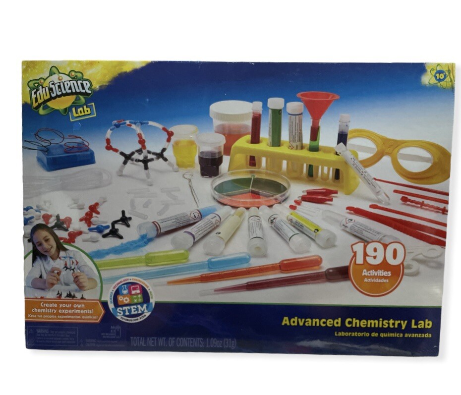 Advanced Chemistry Lab by EduScience 190 Activities Stem Toy for sale ...