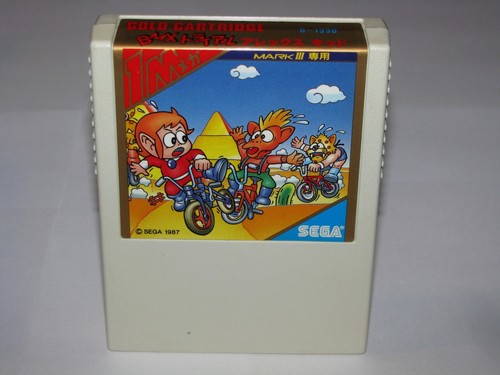 Alex Kidd BMX Trial Sega Mark III Master System SMS Japan import US ...