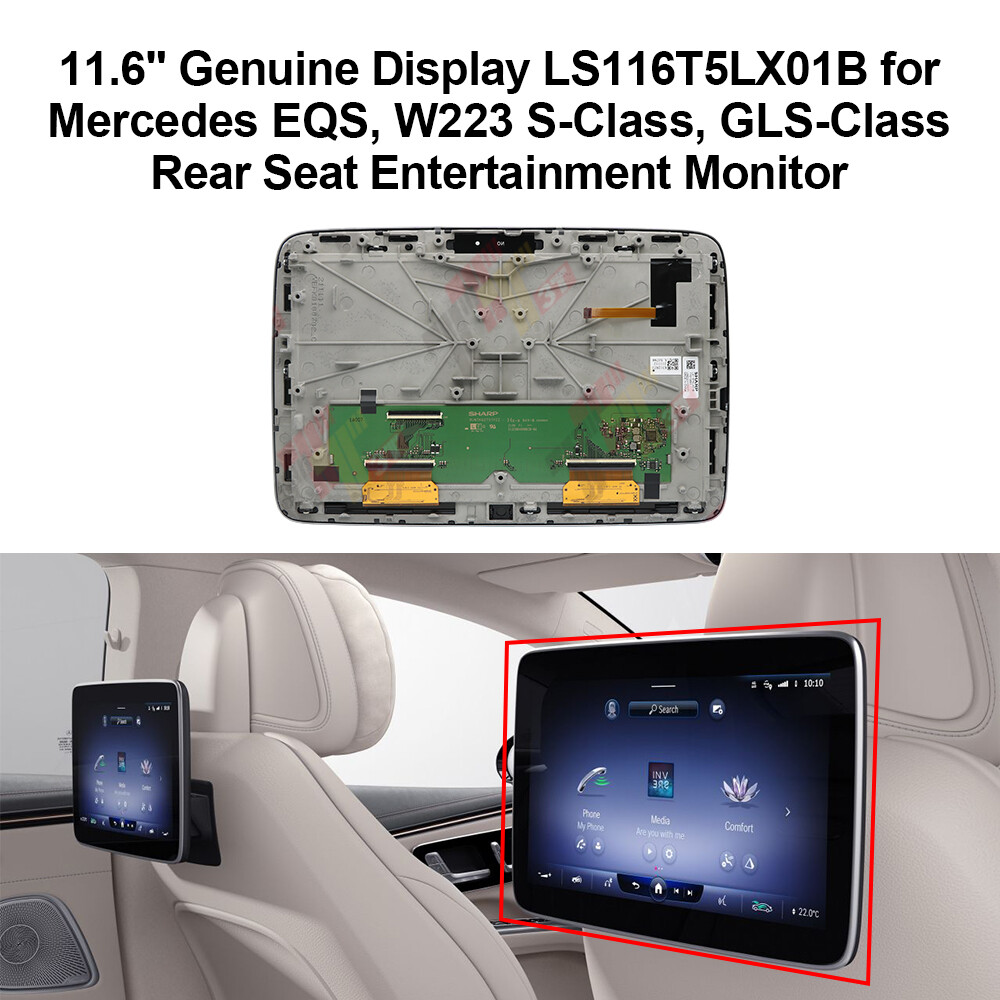 11.6" Genuine Display for Mercedes W223 S-Class Rear Seat Entertainment ...