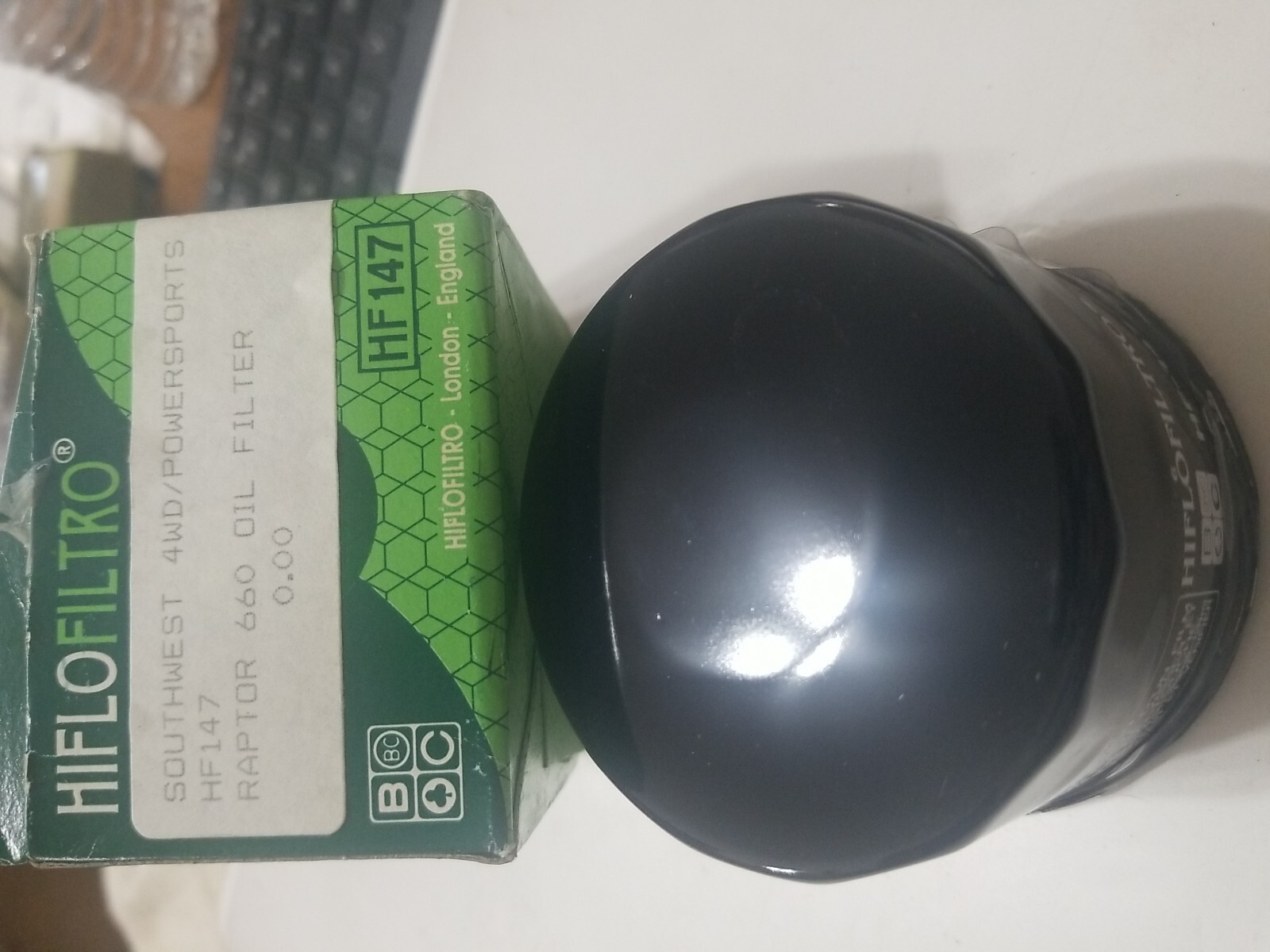 HiFlo Oil Filter HF147 Yamaha Raptor 660 2001-2005 Grizzly Kodiak 700 ...