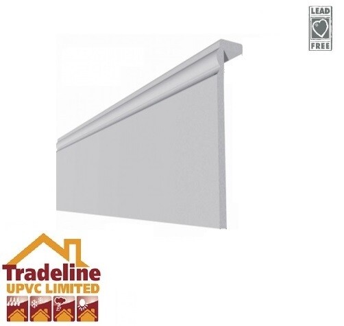 Plastic Skirting Board ( Cover Over ) Torus Edge White | eBay UK