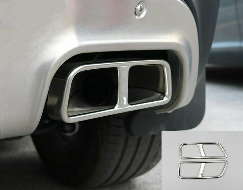 Steel Car Rear Exhaust Muffler Tip End Pipe e Trim For Cadillac XT4 ...