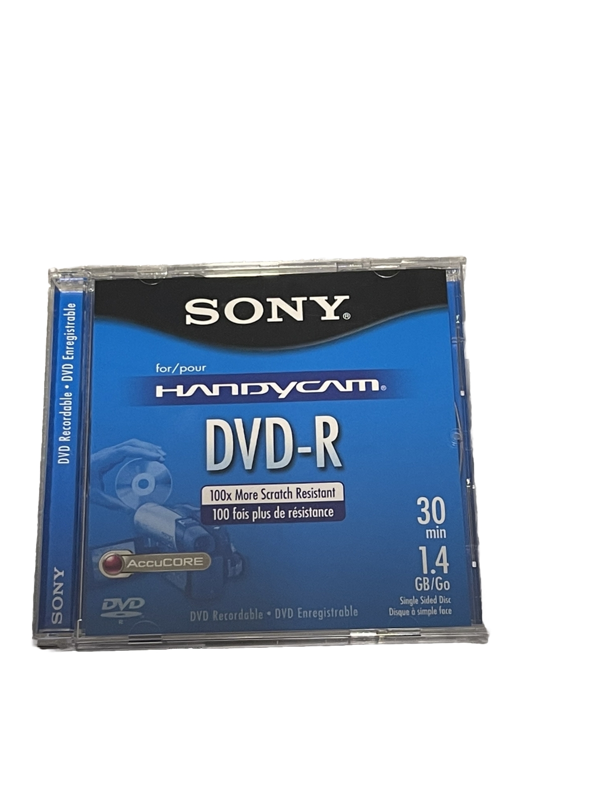 SONY, For Your Handycam Video Camera DVD-R 1.4 GB 30 Minute, Single ...
