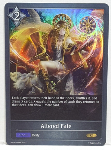 English Shadowverse Altered Fate BP01-161EN G ADVENT OF GENESIS | eBay UK