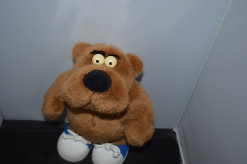 Russ 10" Chubby Staring Eyes "Sid" Teddy Bear Plush w/ Sneakers B2 | eBay