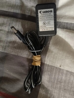 OEM Canon AC-360 II 360II AC Adapter D6240 6.3v 240mA Power Cord Supply ...