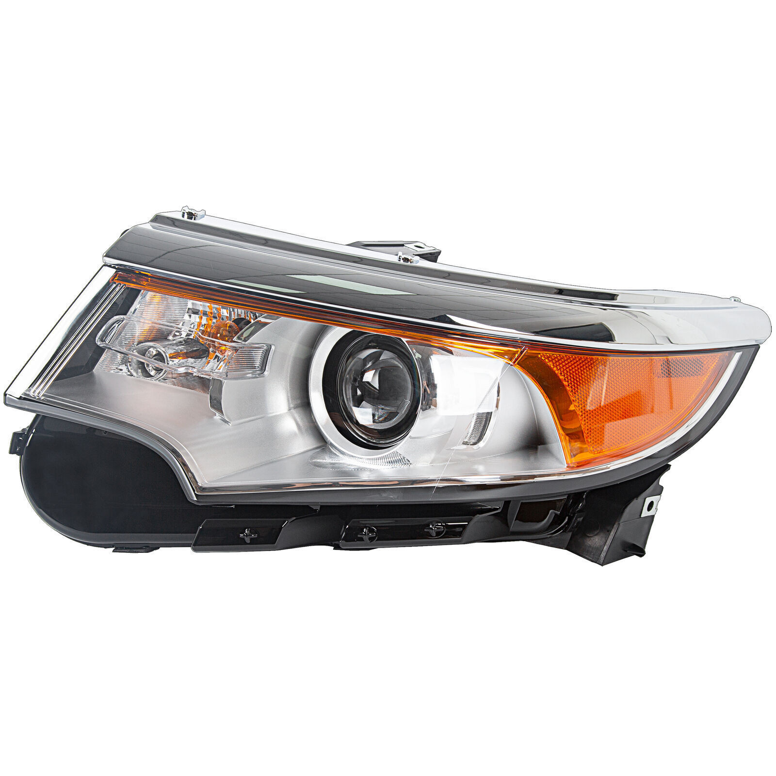 Fit For 2011-2014 Ford Edge Headlight Assembly Left/Driver Side Halogen ...