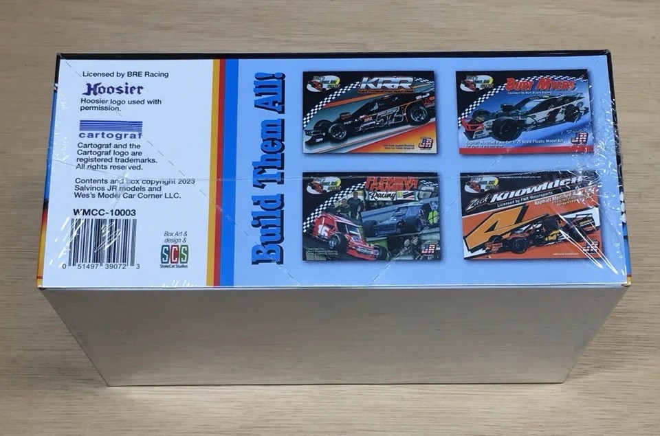 SALVINOS JR - WES'S MODEL CAR CORNER #3 "OLE BLUE" BRE RACING MODIFIED ...