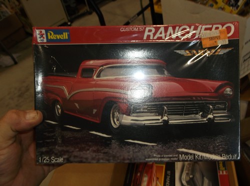 Revell custom 57 ford ranchero red Model KIT NIB sealed | eBay