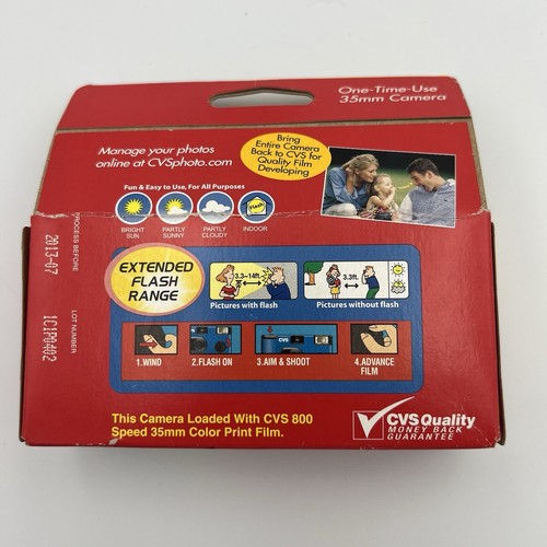 CVS Power Flash 35mm Disposable Camera Extended Flash Sealed | eBay