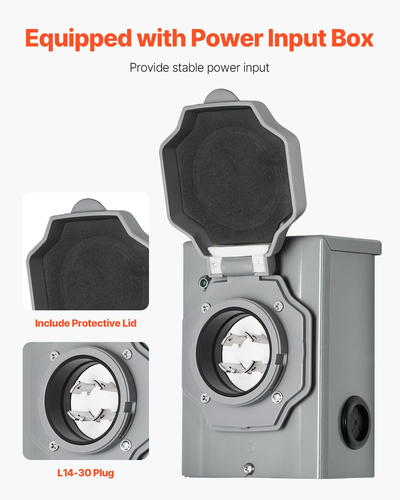 Manual Transfer Switch 30A Generator Transfer Switch Kit NEMA 3R 7500W ...