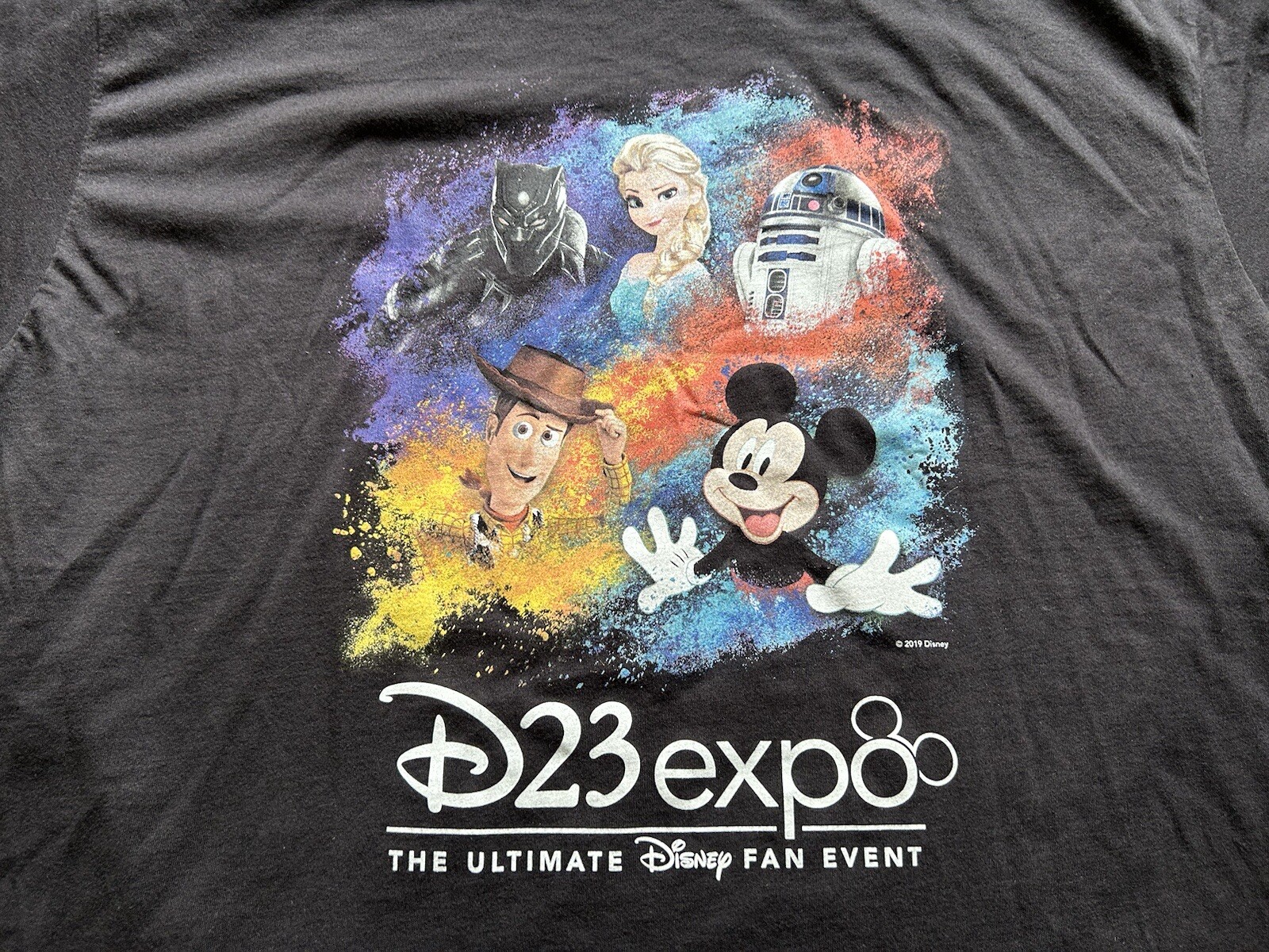 Disney D23 Expo 2019 Ultimate Fan Event Tee T-Shirt Disneyland XL | eBay